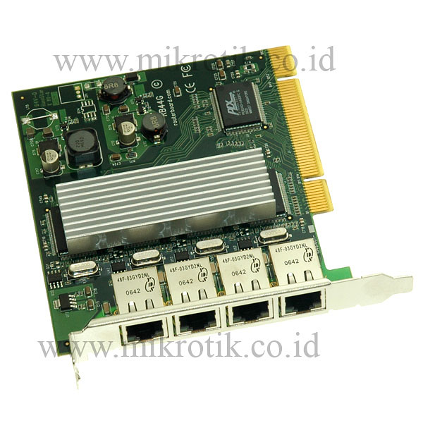 Mikrotik.ID : Produk Detail: Gigabit Ethernet 4 Ports PCI (Realtek)